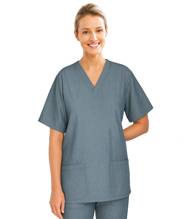 Denim Scrub Tops – rmfscrubs.com