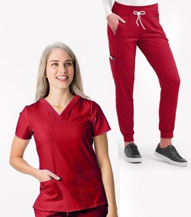 Choose your required Top and Bottom for you Scrub SET Unisex in Microf ...